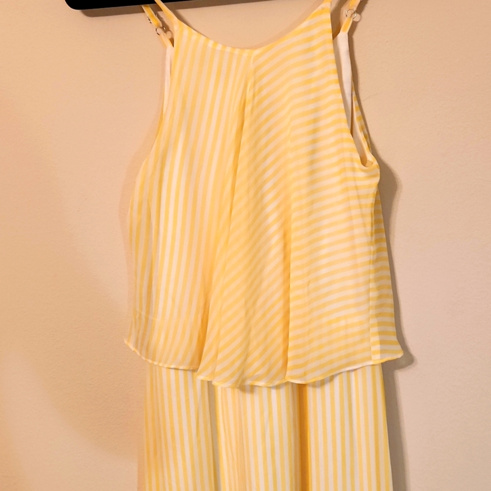 Giannini Bini Yellow Strip Dress Small - Gem